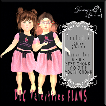 Second Life Marketplace - DLC Valentines FLAWS Outfit